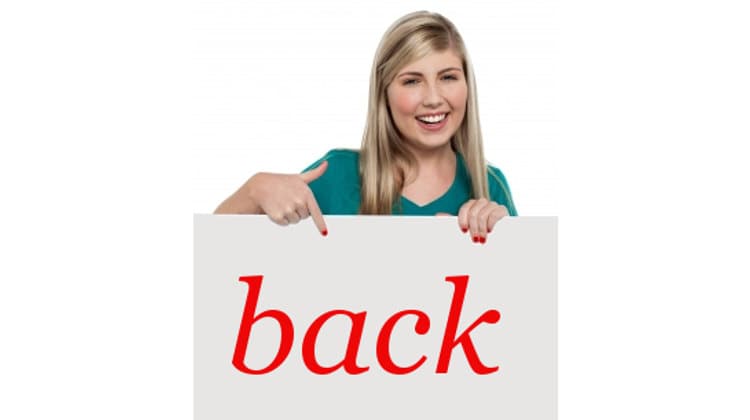 English expressions and phrasal verbs with BACK